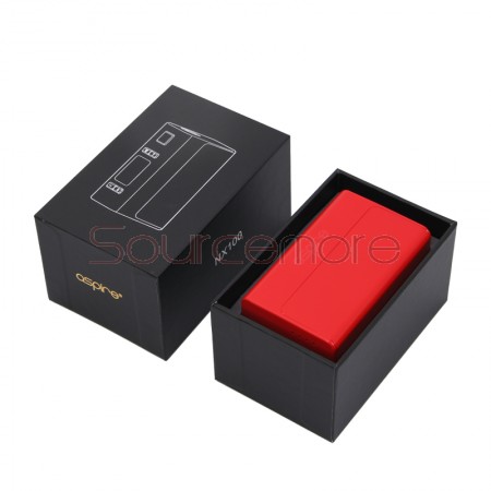 Aspire NX100 100W Mod Powered by Single 26650 or 18650 Cell- Red