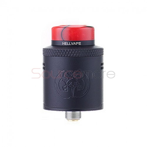 Hellvape Drop Dead RDA Rebuildable Dripping Atomizer - Full Black