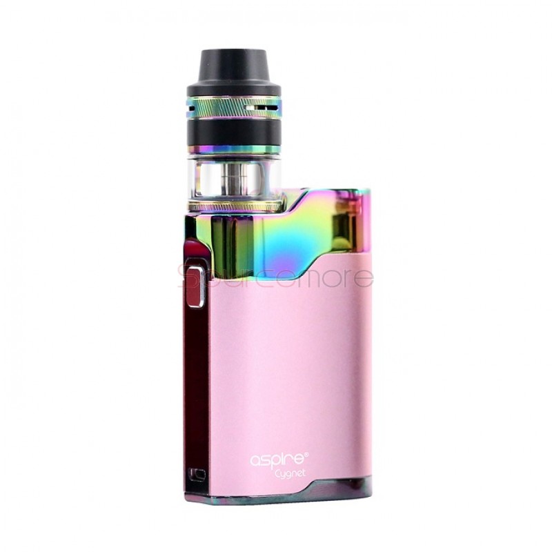 Aspire Cygnet Revvo 80W Kit With Revvo Mini Tank - Pink & Rainbow