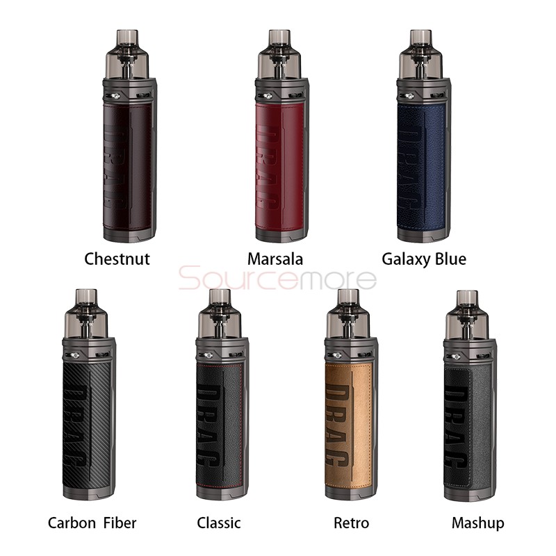 VOOPOO Drag X Kit 80W 4.5ml Mod Pod Kit with single 18650 battery