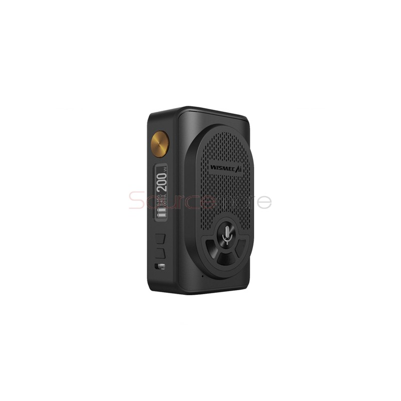 Wismec AI Alexa Mod 200W TC Box Mod Dual 18650 With Bluetooth