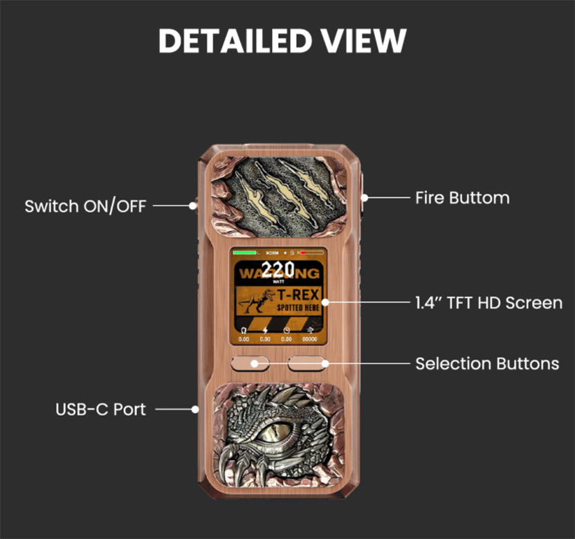 BD Vape Mod Rayden 220 Limited Edition