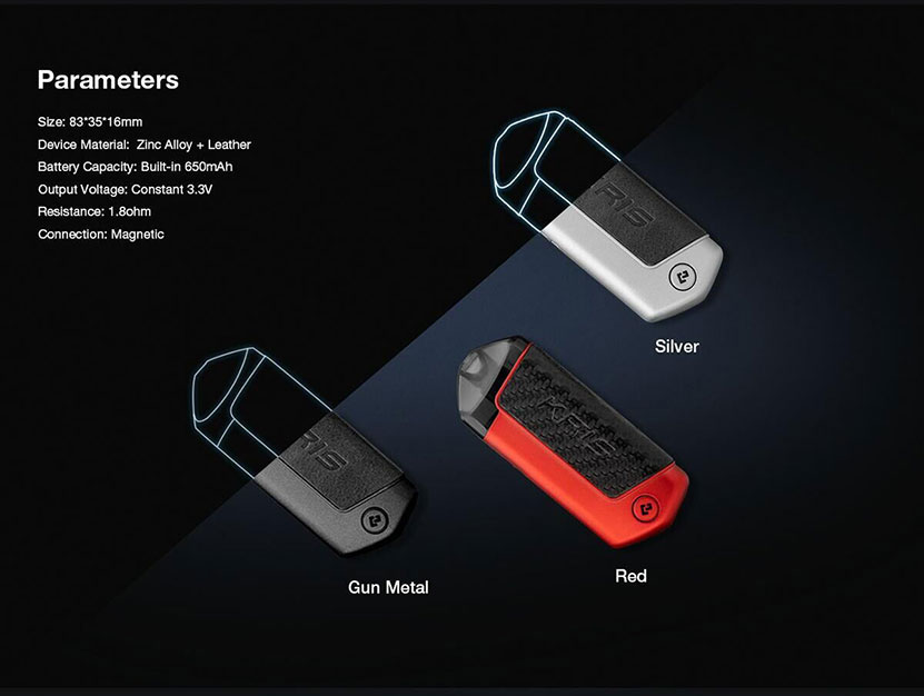 Hcigar KRIS Kit 2ml 650mAh Refillable Pod System Kit