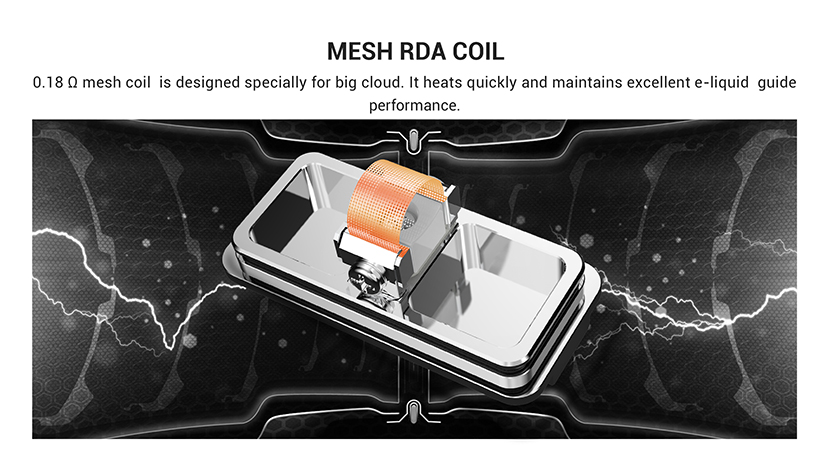 Nevoks Angus RDA Kit 1700mAh 0.18Ω/0.5Ω Mesh Vape Kit