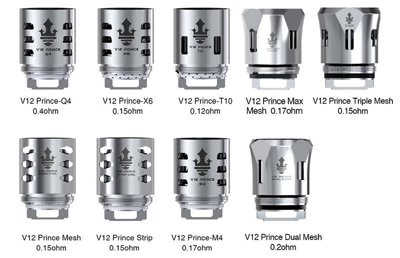 SMOK TFV12 Prince Replacement Coil sub ohm coil 3pcs