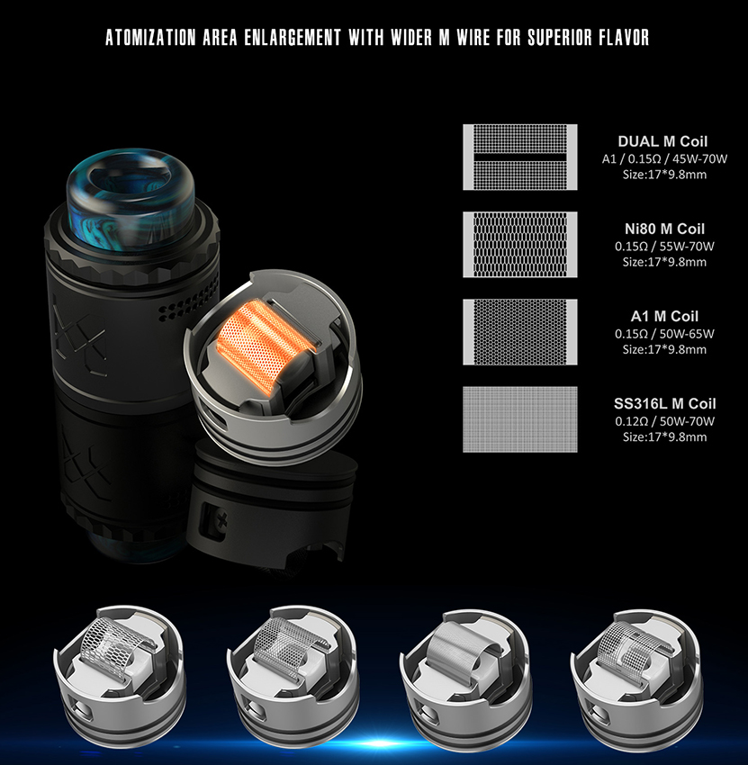 Vandy Vape Mesh V2 RDA Φ25mm 2ml 0.12Ω/0.15Ω Rebuildable Dripping