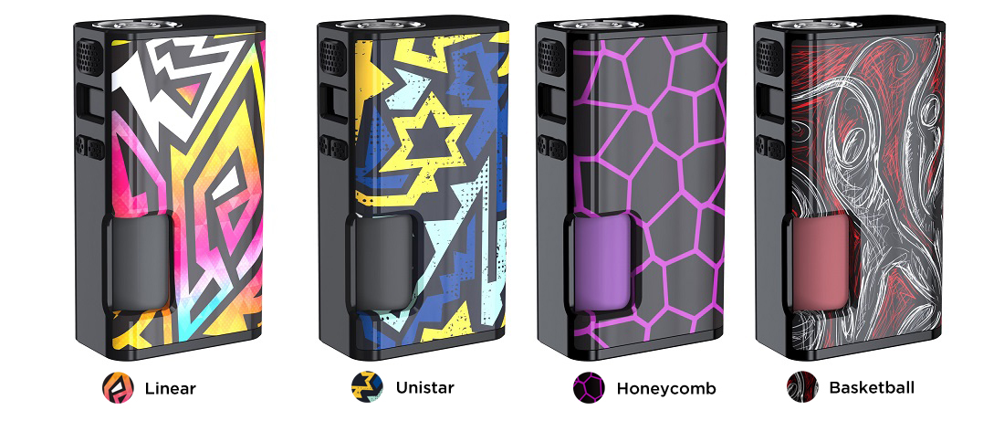 Wismec Luxotic Surface Squonk Mod 80W TC Vape Box Mod single 18650